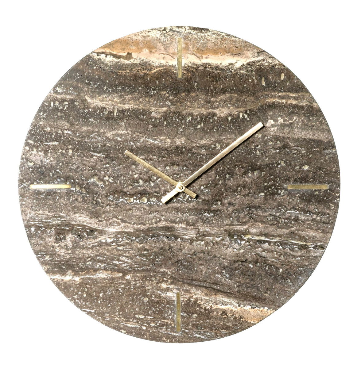 Wall Clock Travertine 48cm - GGI-40626 DTL – J & K Imports