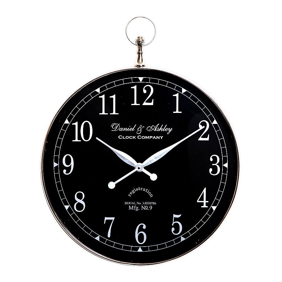 Daniel & Ashley Wall Clock 60cm – J & K Imports