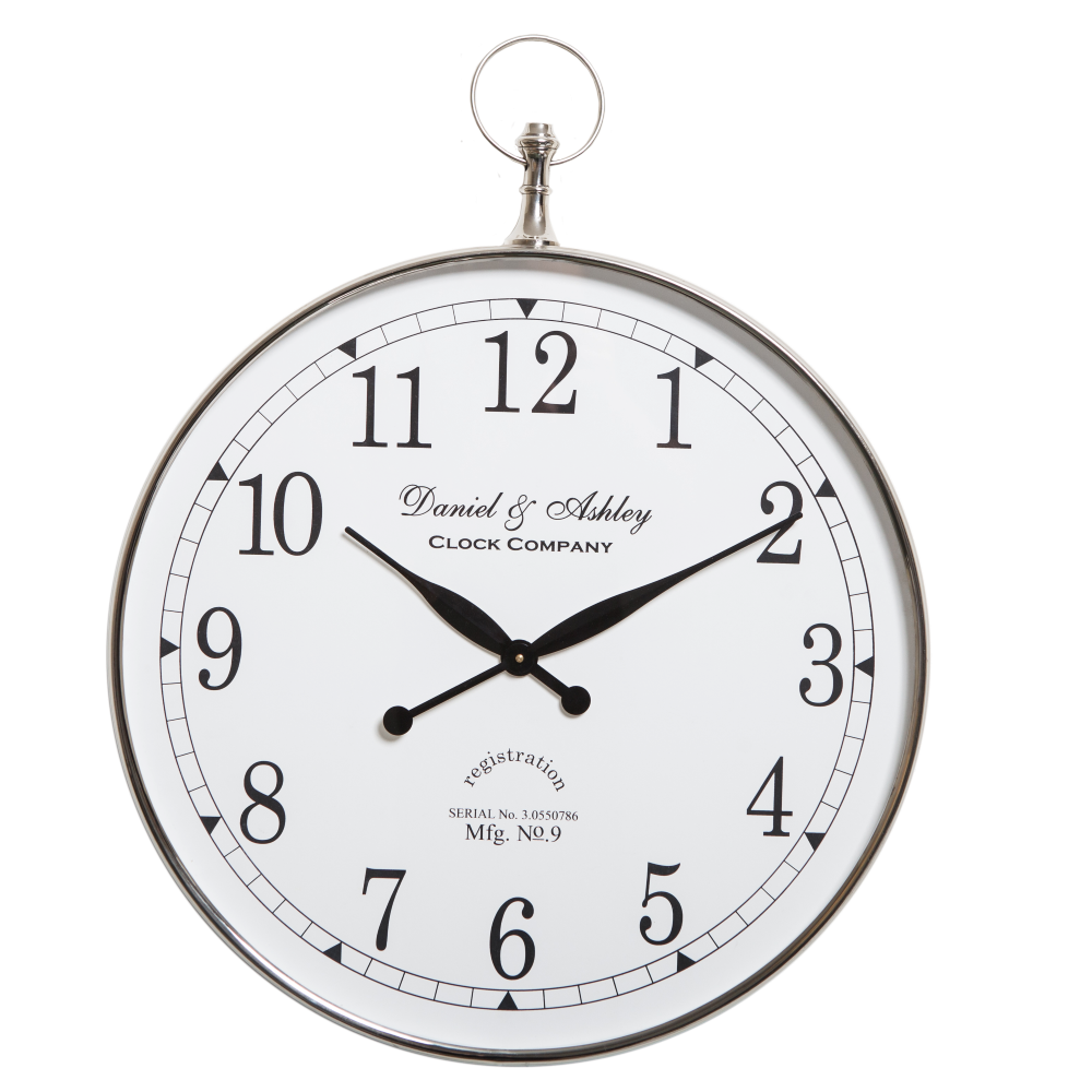 Daniel & Ashley Wall Clock 60cm – J & K Imports
